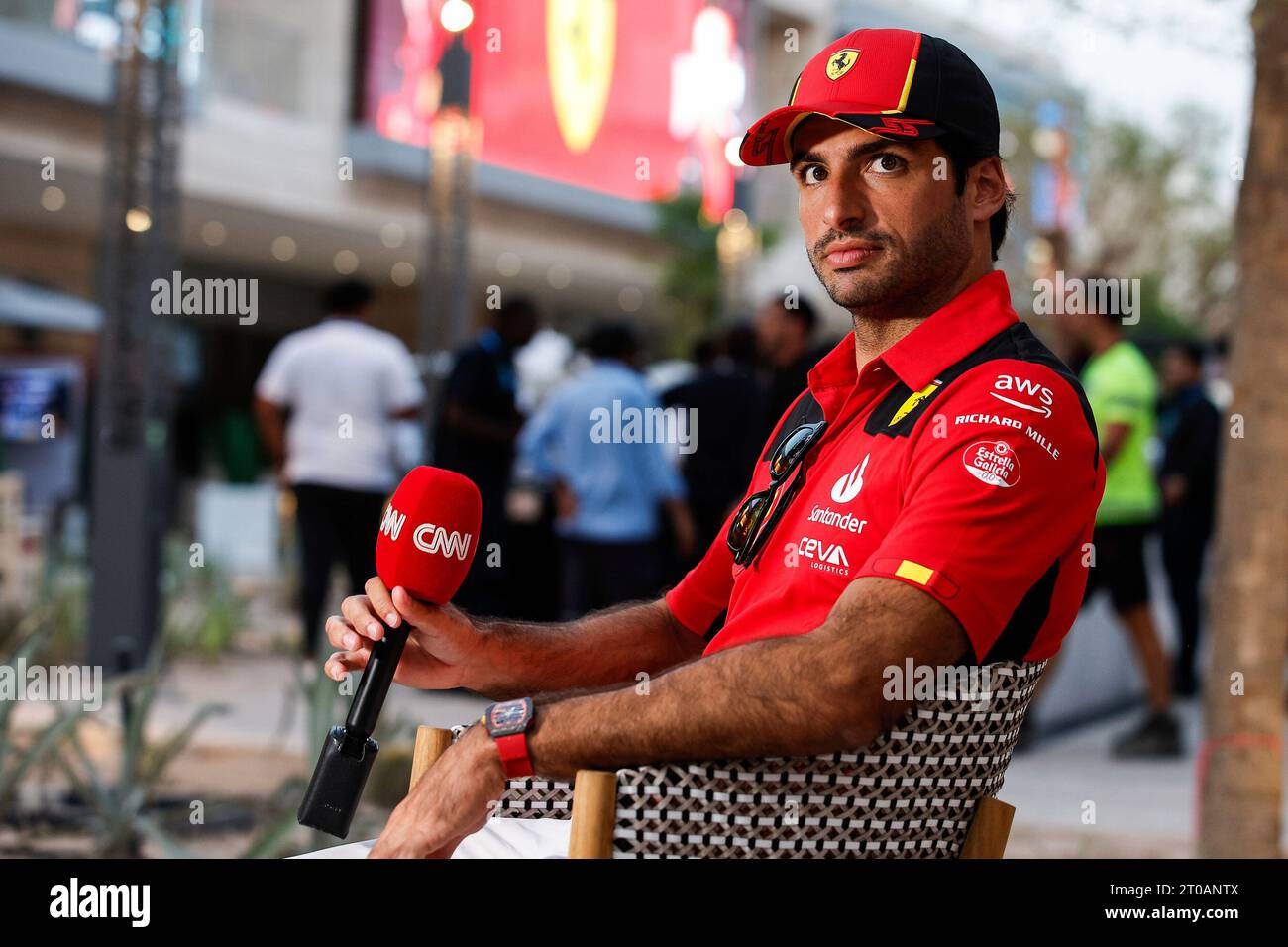 Doha, Qatar. 5th Oct, 2023. #55 Carlos Sainz (ESP, Scuderia Ferrari ...