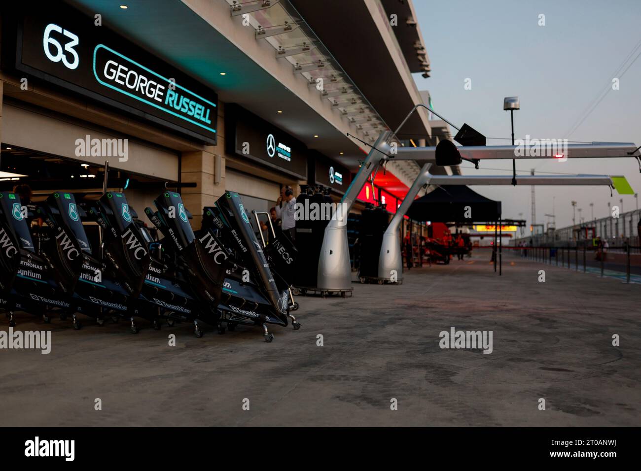 Doha, Qatar. 5th Oct, 2023. Mercedes-AMG F1 W14 E Performance front ...