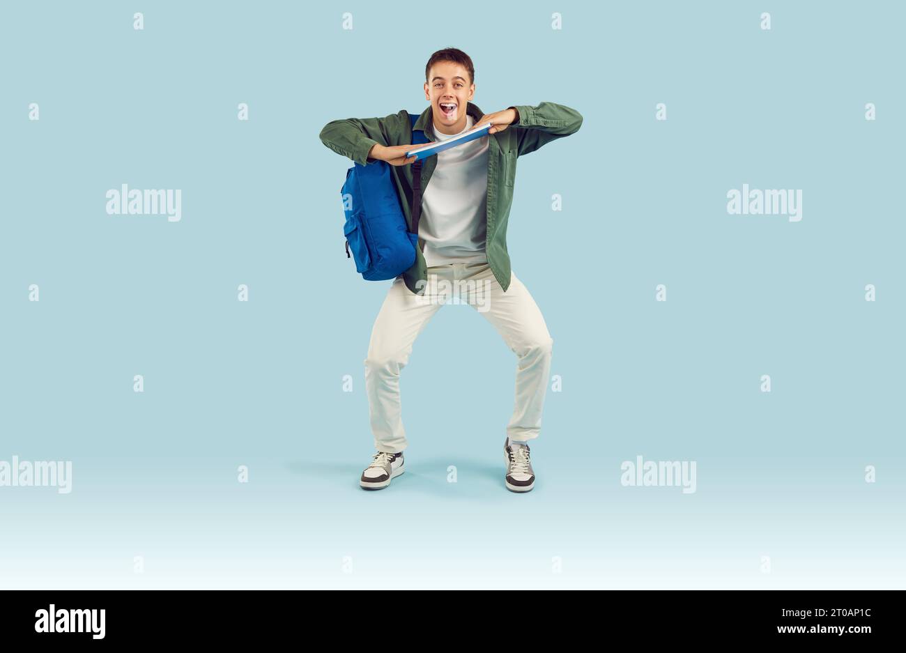 Back school funny concept man hi-res stock photography and images - Alamy