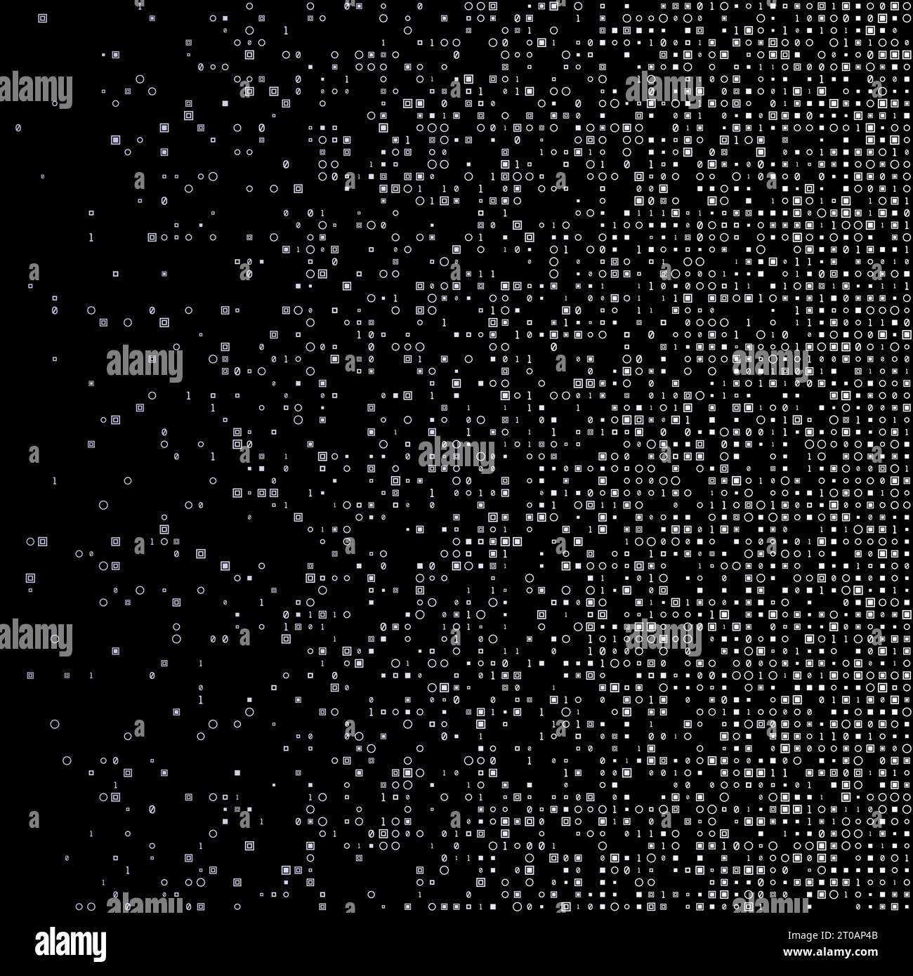 Amazing geometric matrix background in purple colors. Authentic square ...