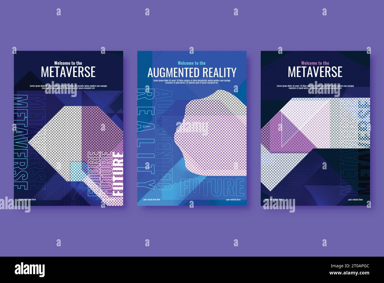 abstract horizontal vertical futuristic technology augmented reality ...