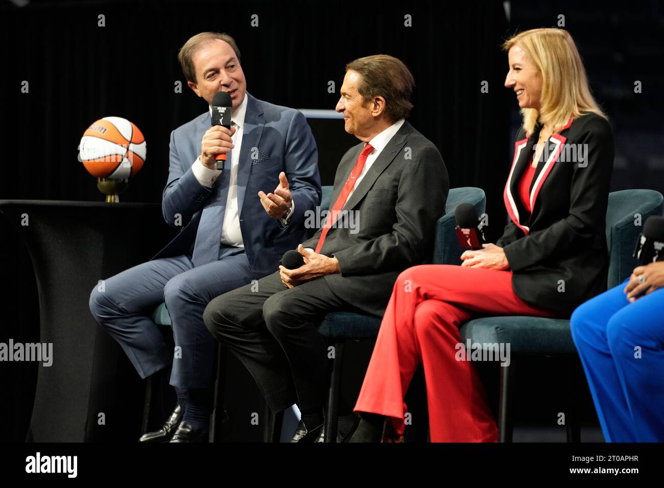 From left, Golden State Warriors CEO Joe Lacob, Warriors Co-Executive ...