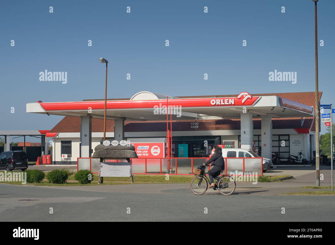 Tankstelle Orlen, List, Sylt, Schleswig-Holstein, Deutschland Stock ...