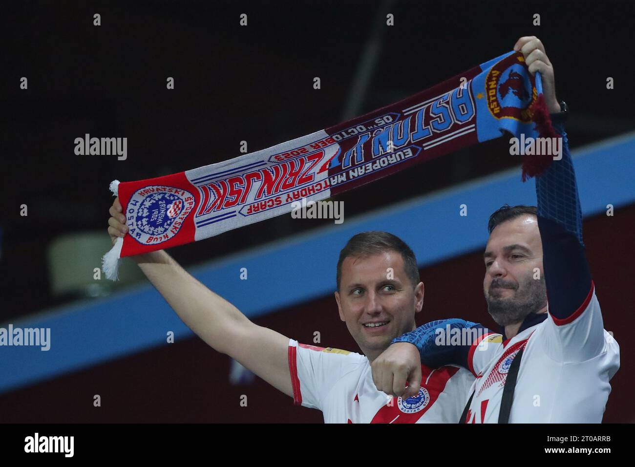 HŠK Zrinjski Mostar fans during the UEFA Europa Conference League match ...