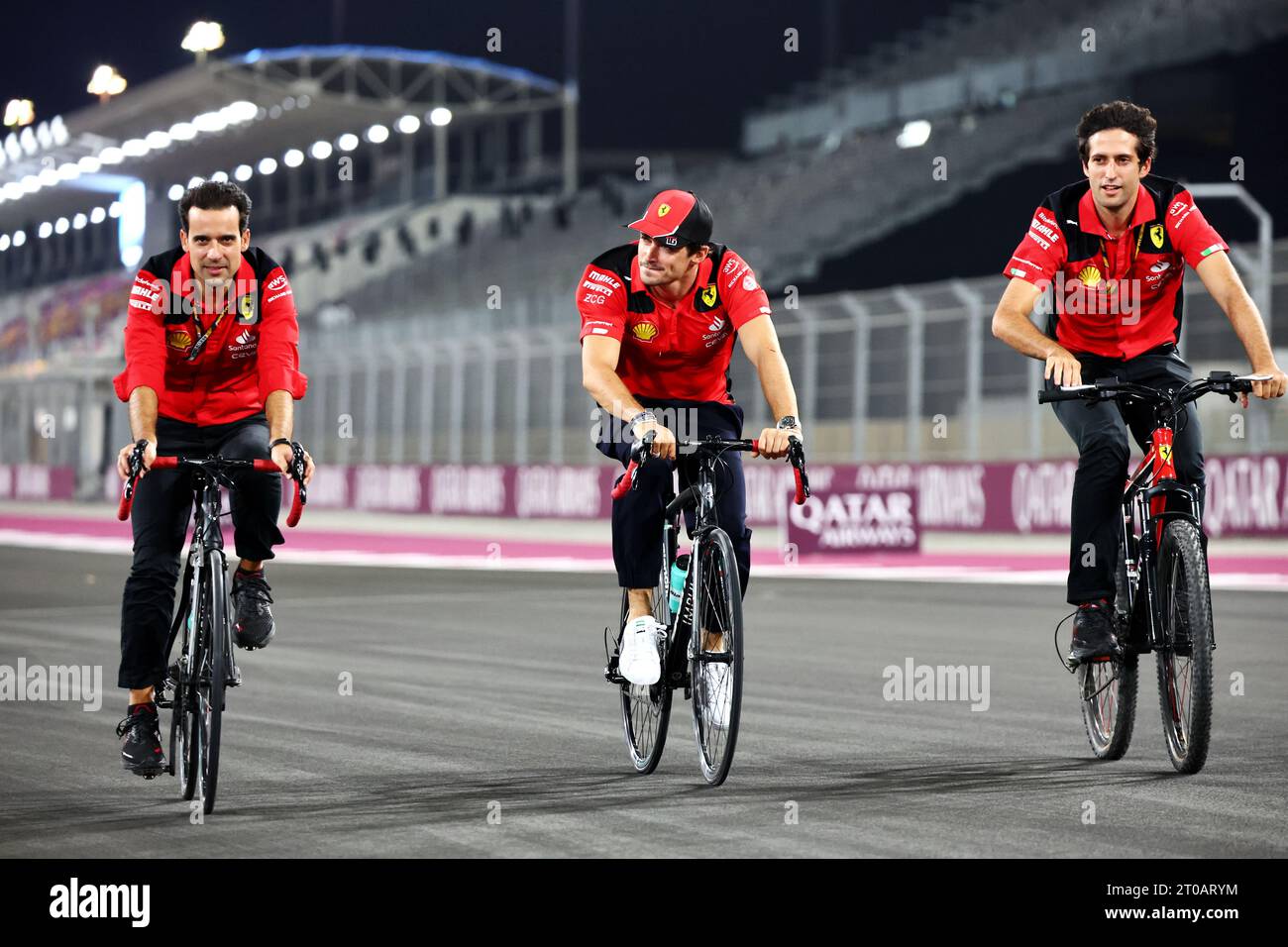 Doha, Qatar. 05th Oct, 2023. Charles Leclerc (MON) Ferrari rides the ...