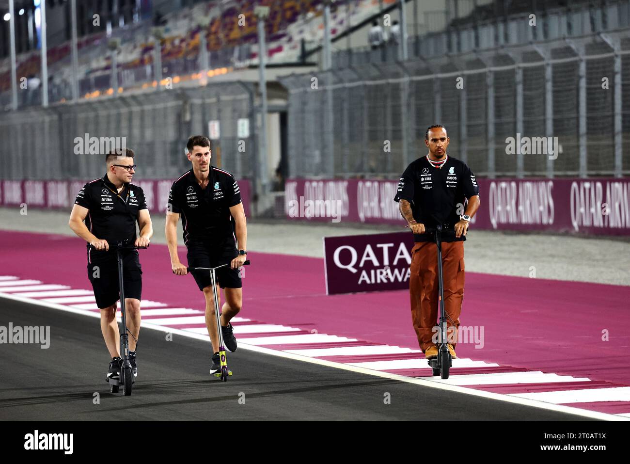 Doha, Qatar. 05th Oct, 2023. Lewis Hamilton (GBR) Mercedes AMG F1 ...