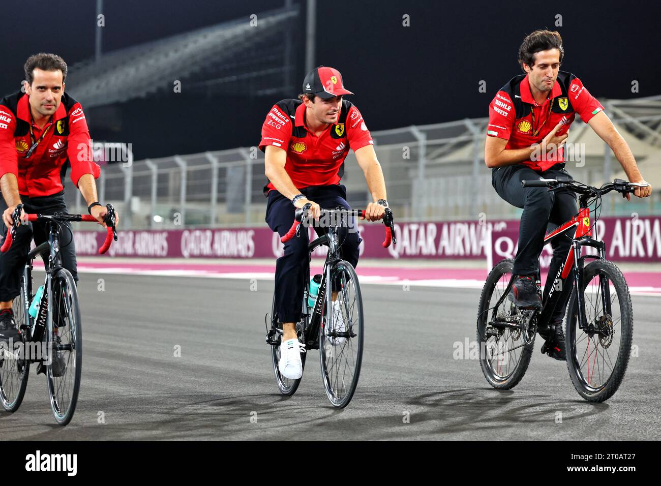 Doha, Qatar. 05th Oct, 2023. Charles Leclerc (MON) Ferrari rides the ...