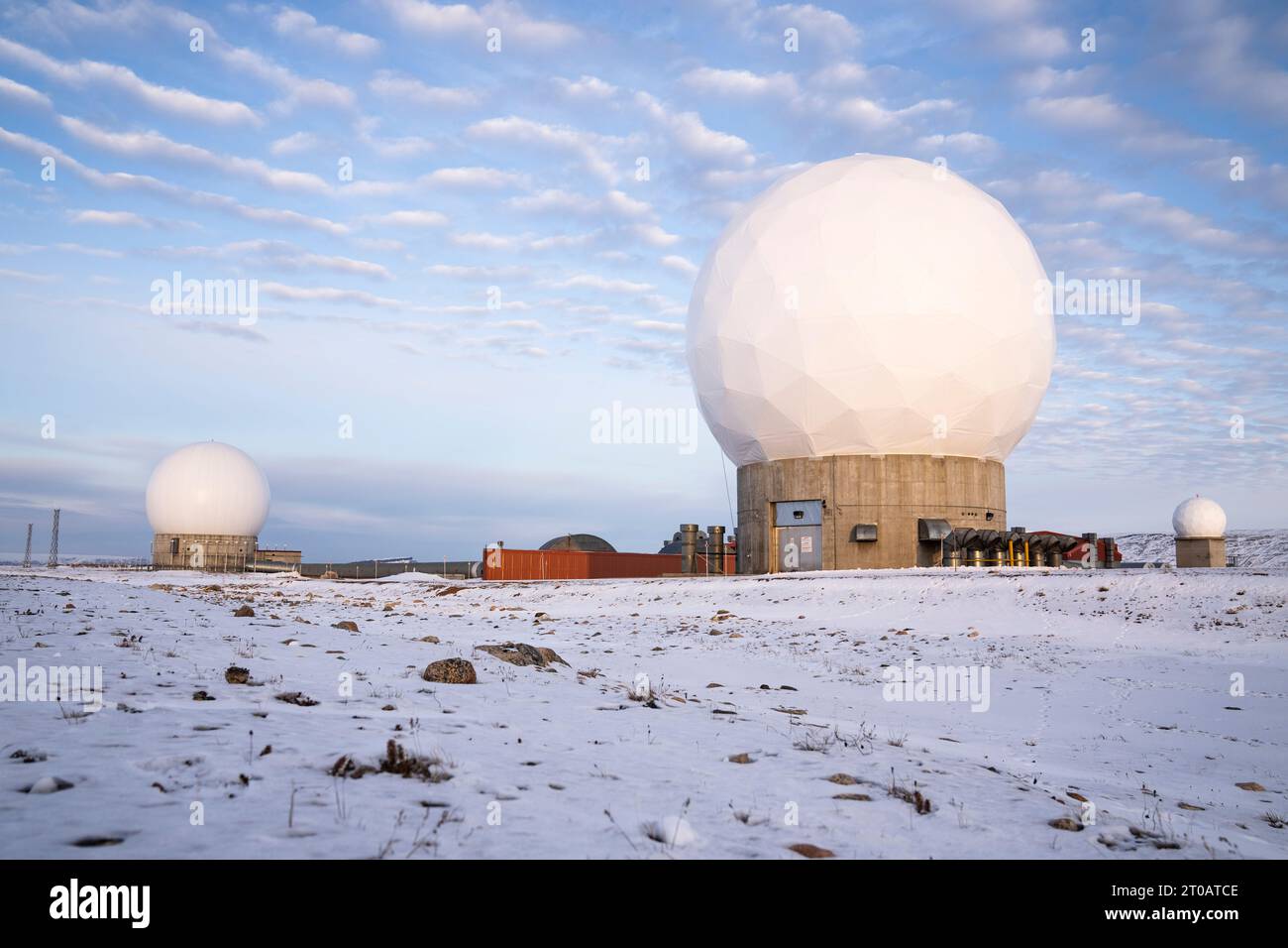 Pituffik Space Base (formerly Thule Air Base) in northern Greenland on ...