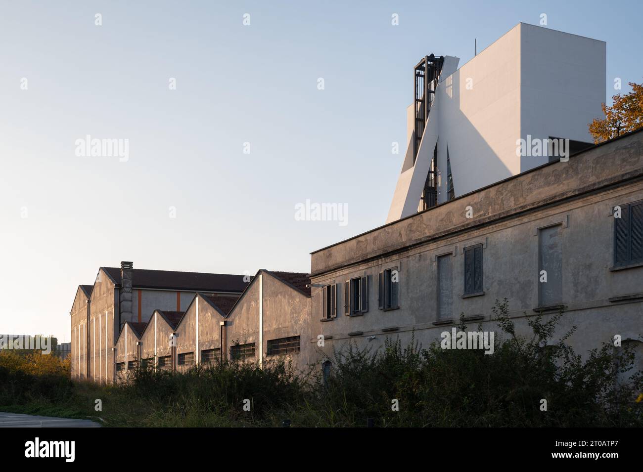The historic Fondazione Prada building in Milan, Italy Stock Photo - Alamy