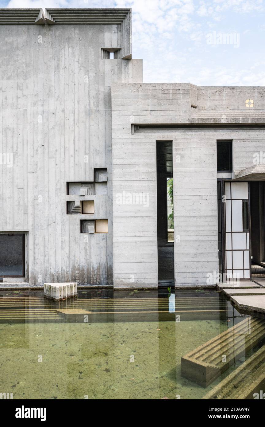 Tomba Brion, designed by Venetian architect Carlo Scarpa, is located in ...