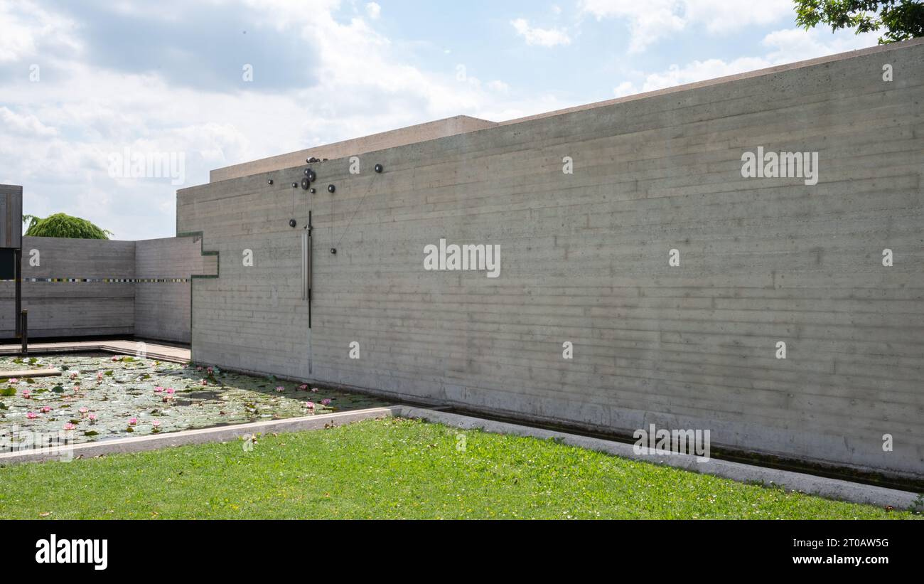 Tomba Brion, designed by Venetian architect Carlo Scarpa, is located in ...