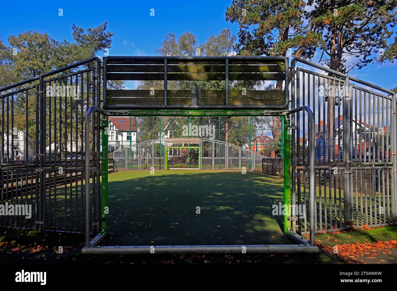 Purpose built community five aside football pitch, Victoria Park ...