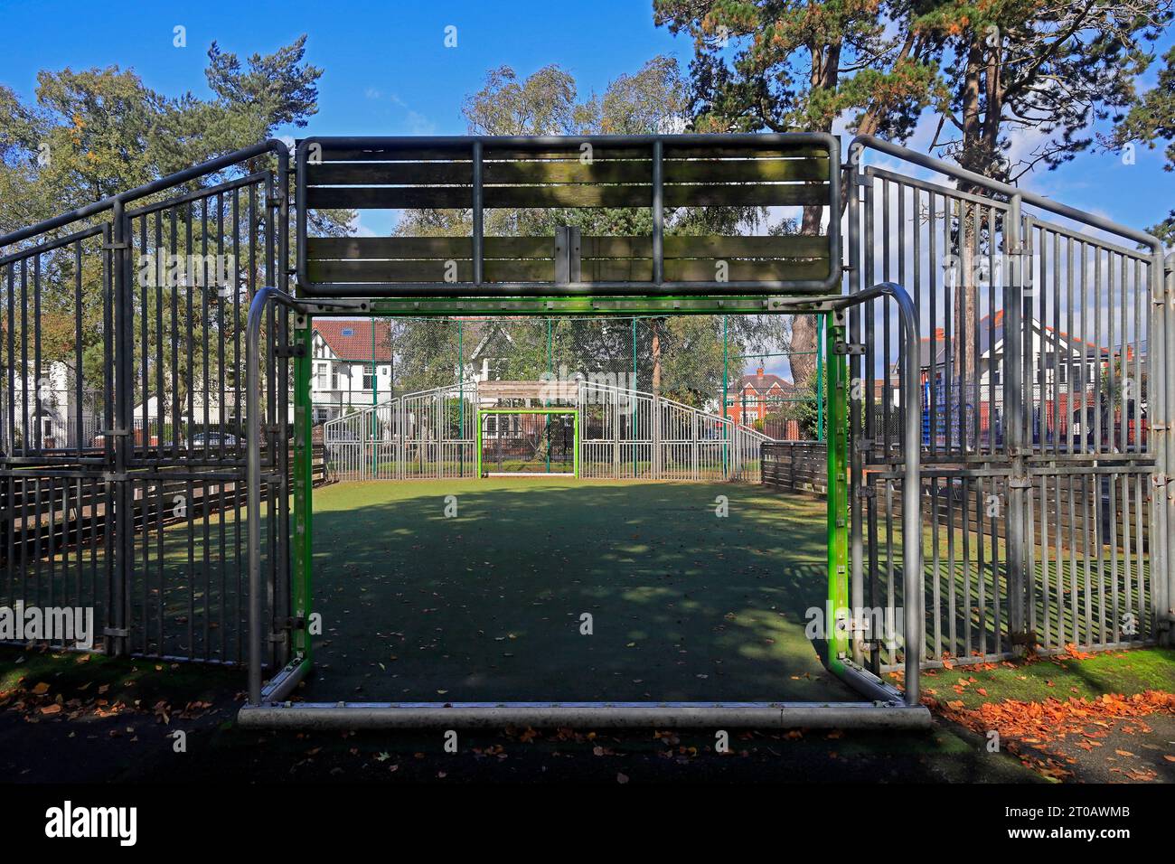 Purpose built community five aside football pitch, Victoria Park ...