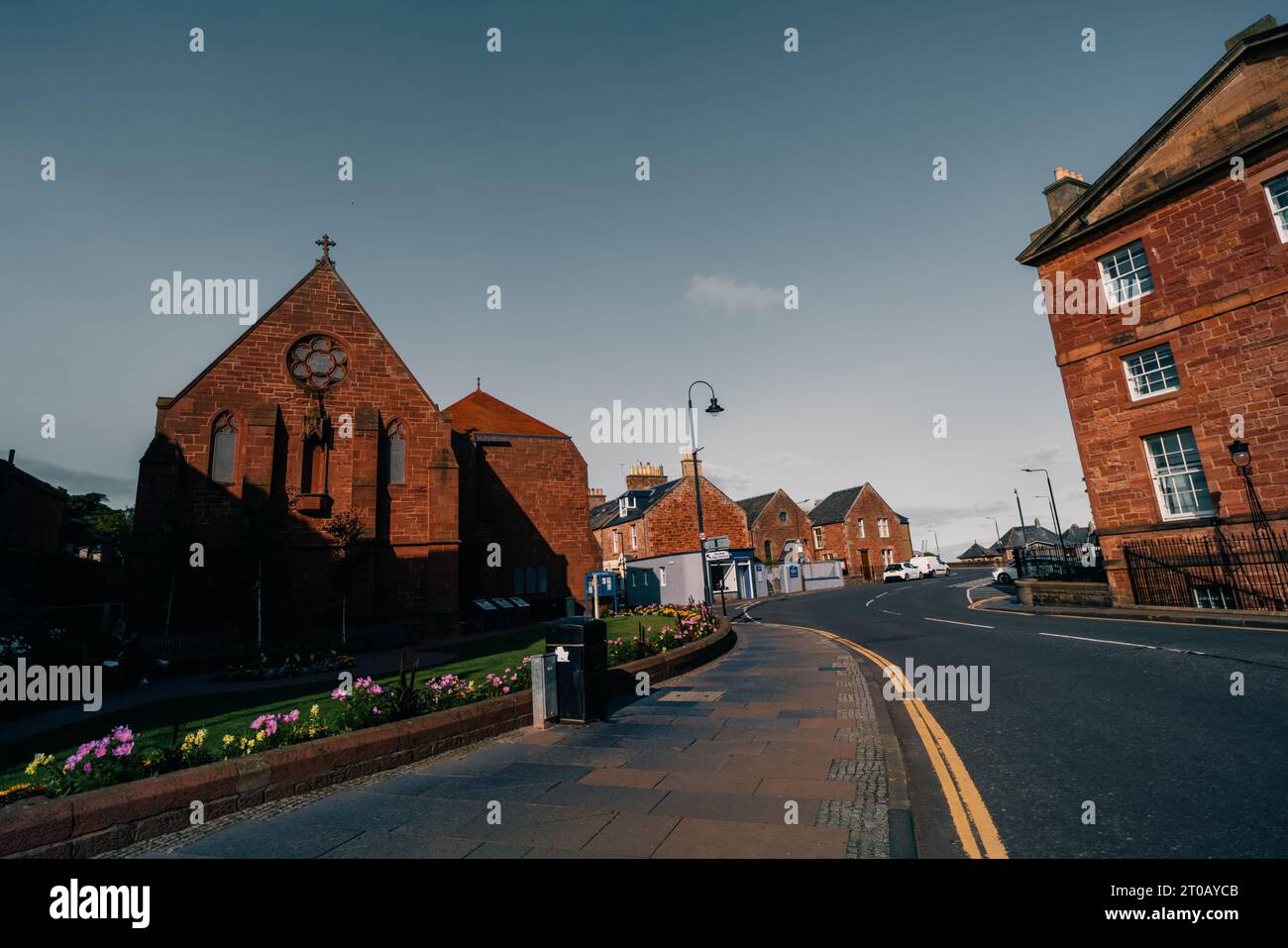 Dunbar, East Lothian , scotland - august 13th 2023 general view of ...