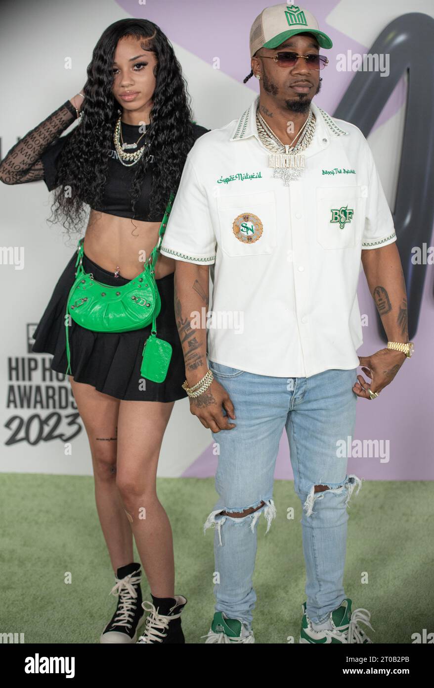 Atlanta, United States. 03rd Oct, 2023. Benny the Butcher arrives at ...