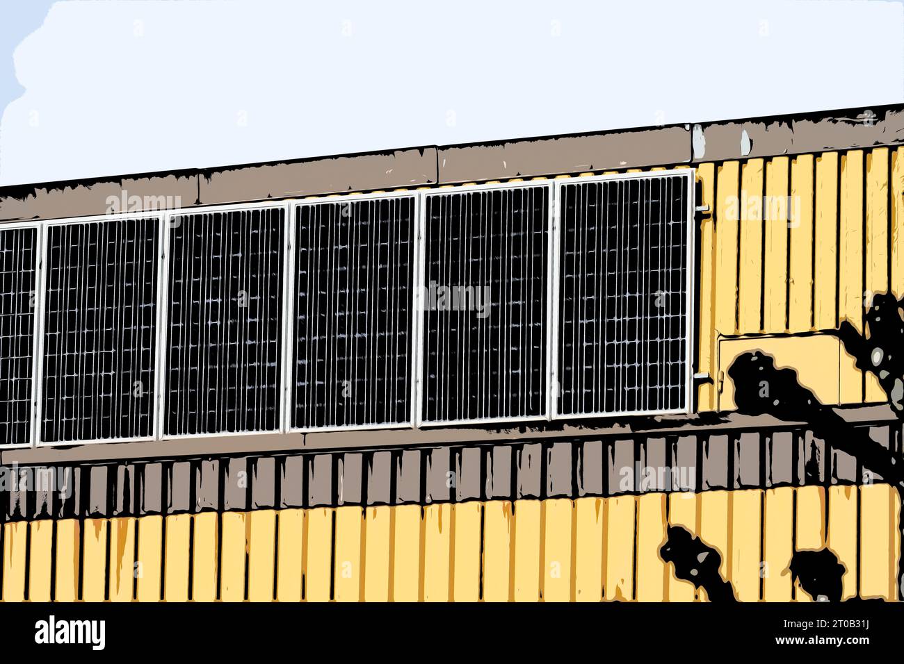 Yellow brick panels hi-res stock photography and images - Alamy