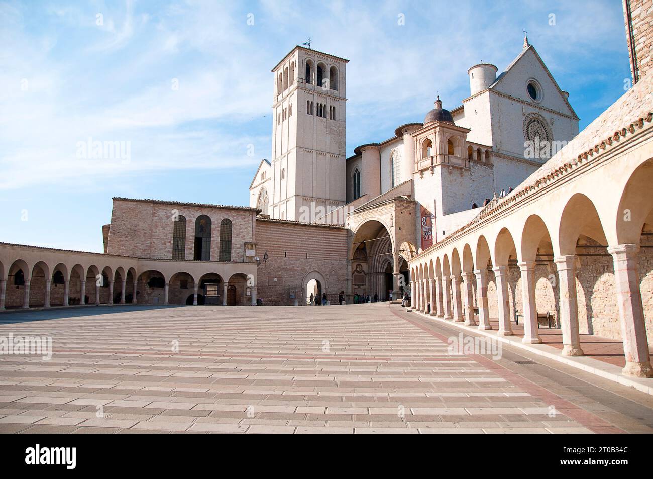 view of Assisi Cathedral from the front Stock Photo - Alamy