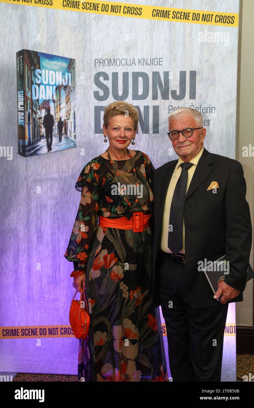 Croatia, Zagreb, 051023. Hotel Esplanade. Promotion of the book ...