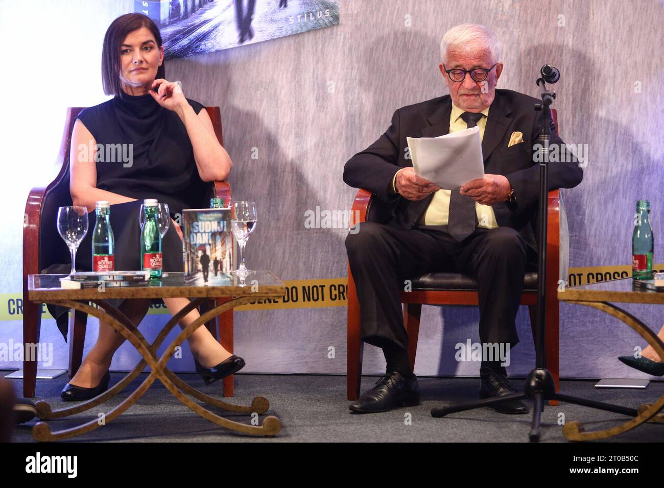 Croatia, Zagreb, 051023. Hotel Esplanade. Promotion of the book ...