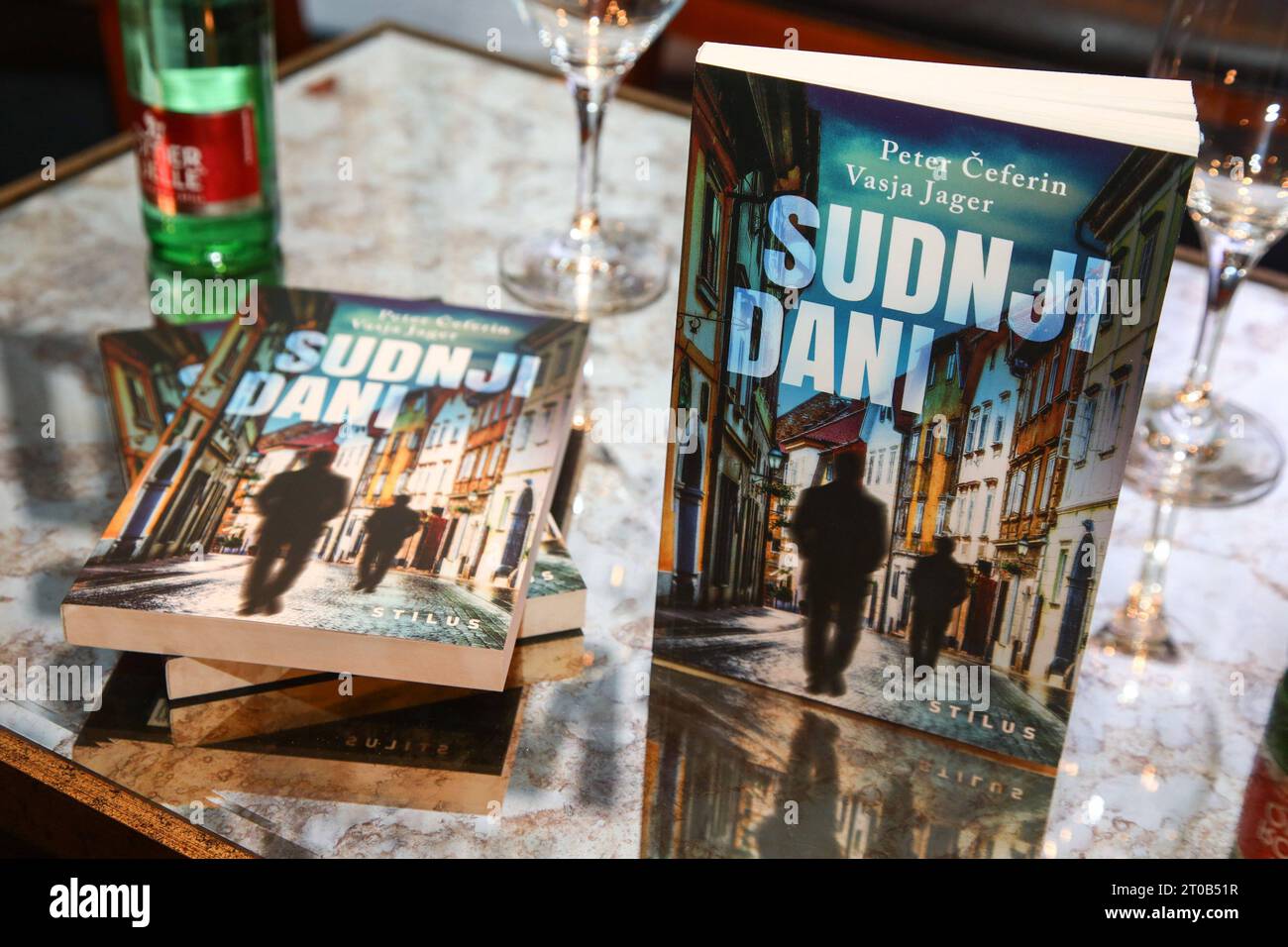 Croatia, Zagreb, 051023. Hotel Esplanade. Promotion of the book ...
