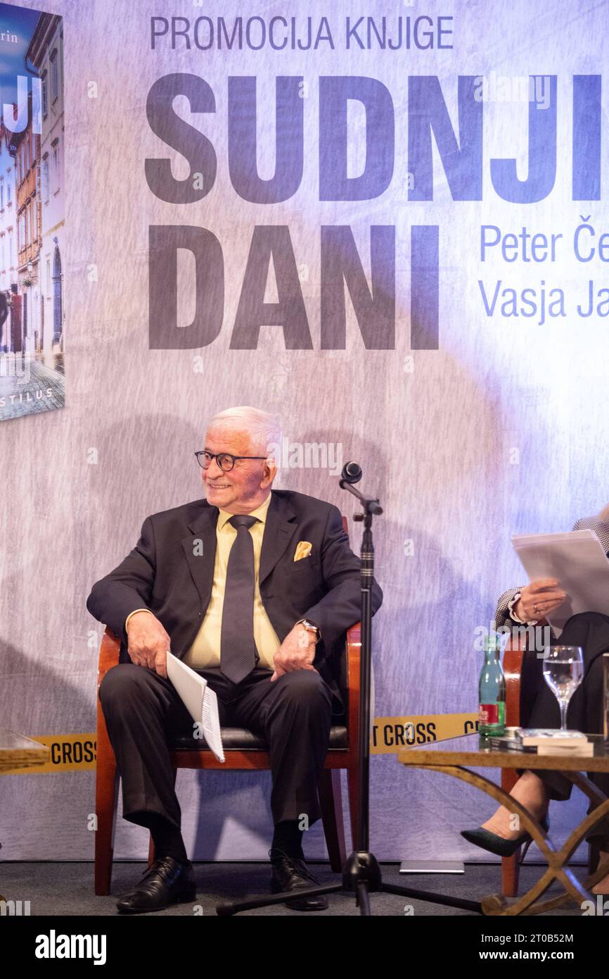 Croatia, Zagreb, 051023. Hotel Esplanade. Promotion of the book ...