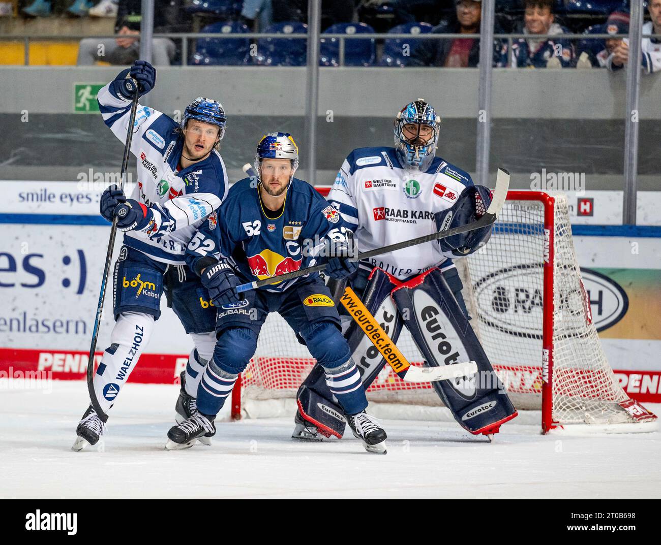 Muenchen, Deutschland. 05th Oct, 2023. Emil Quaas (Iserlohn Roosters ...