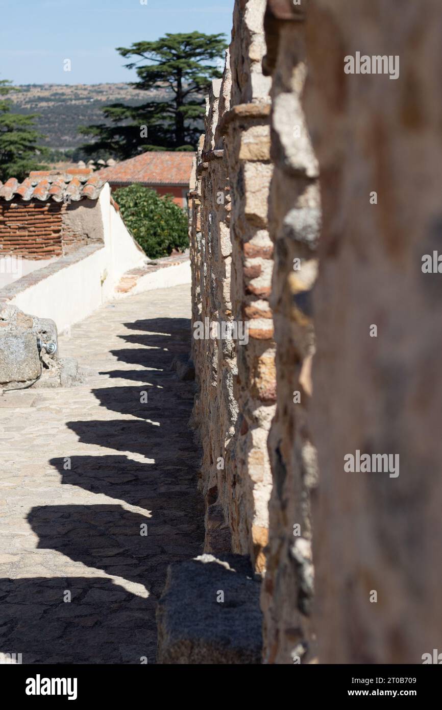 Avila´s middle ages walls Stock Photo - Alamy