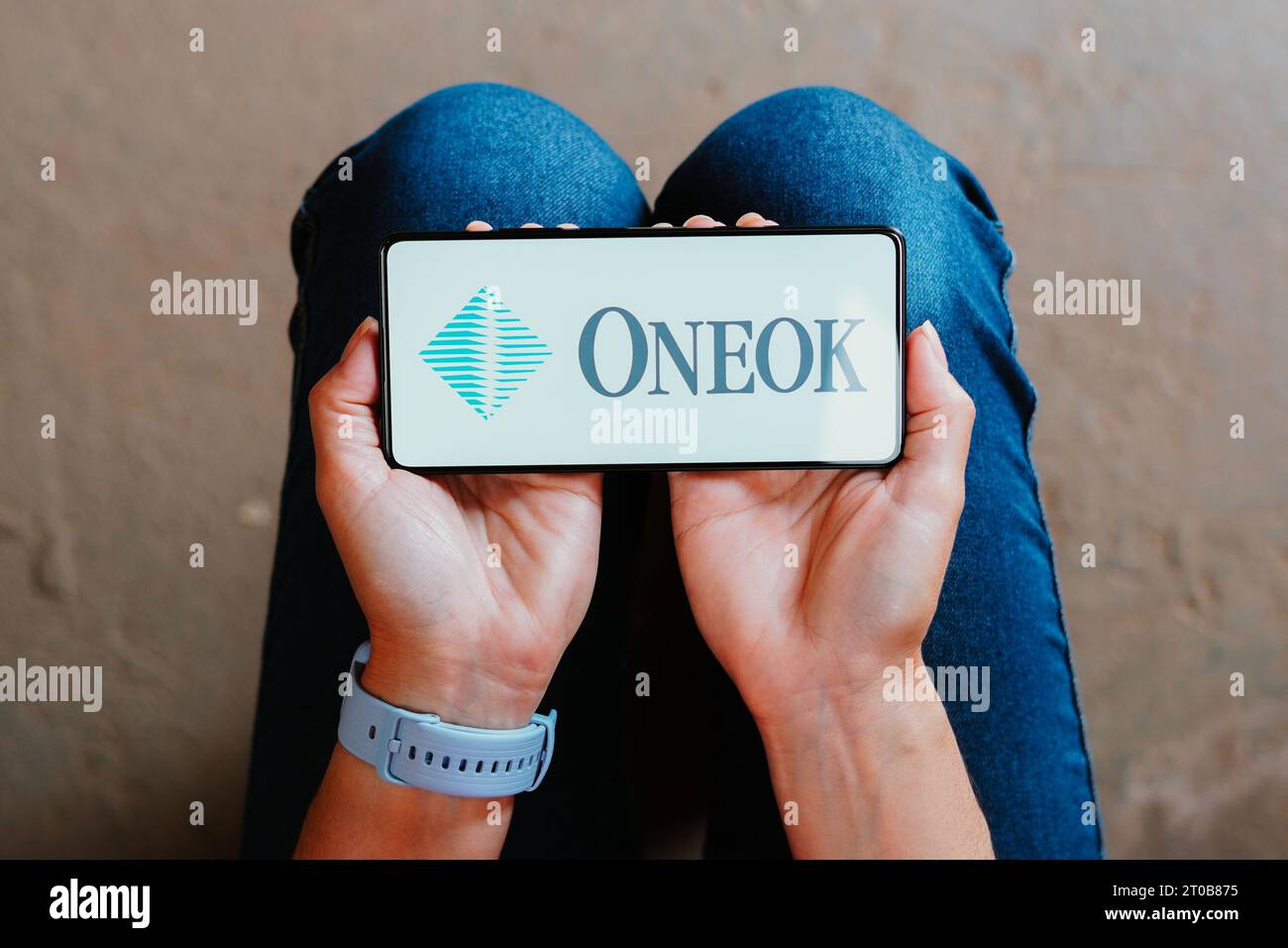 Brazil. 05th Oct, 2023. In this photo illustration, the Oneok logo is ...