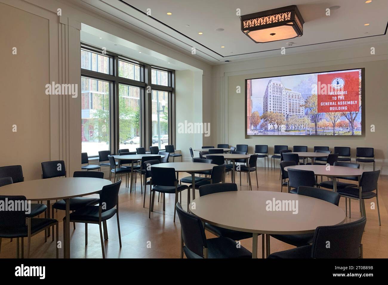 A public seating area of the newly constructed Virginia General ...