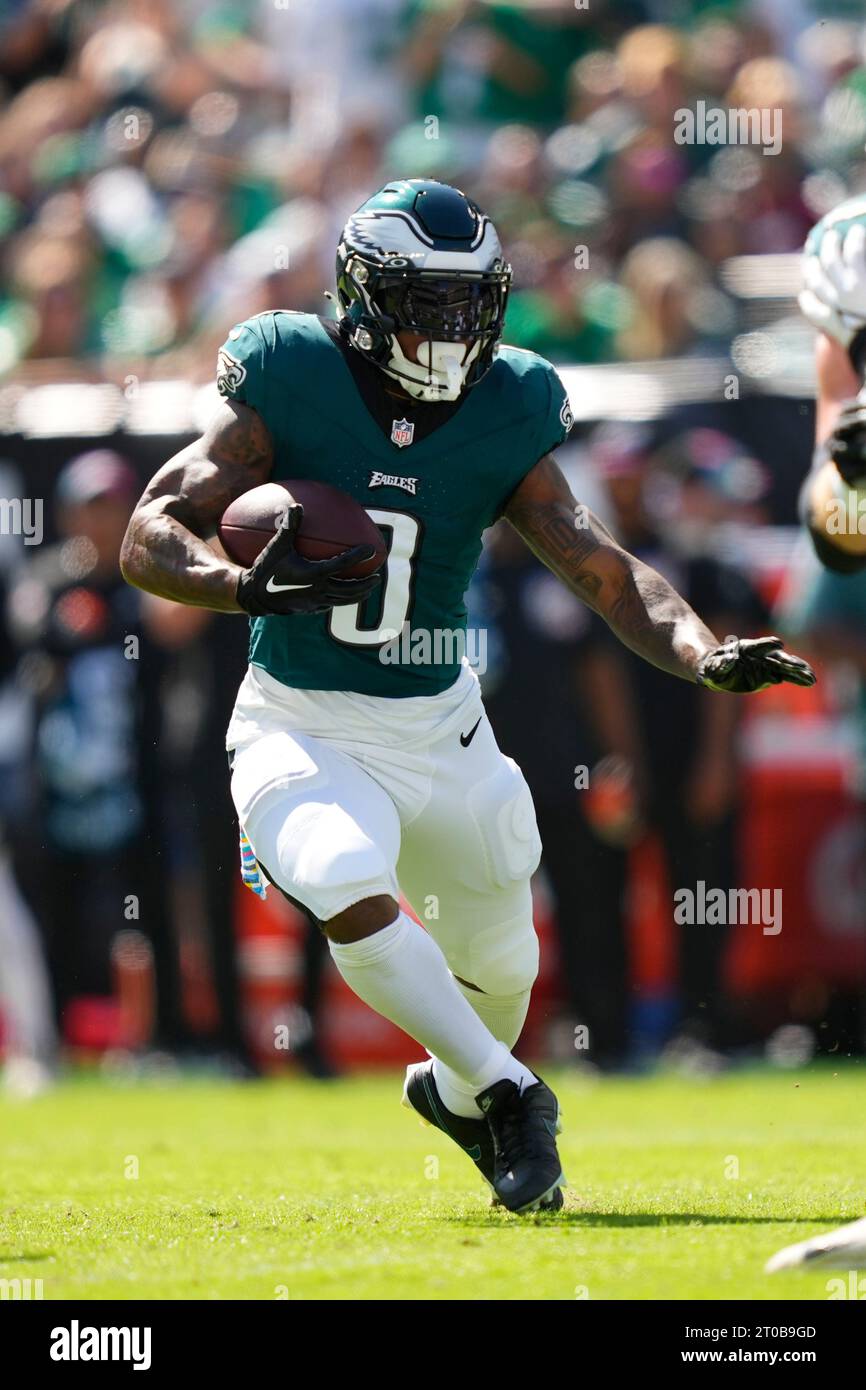 Philadelphia Eagles' D'Andre Swift in action during an NFL football ...