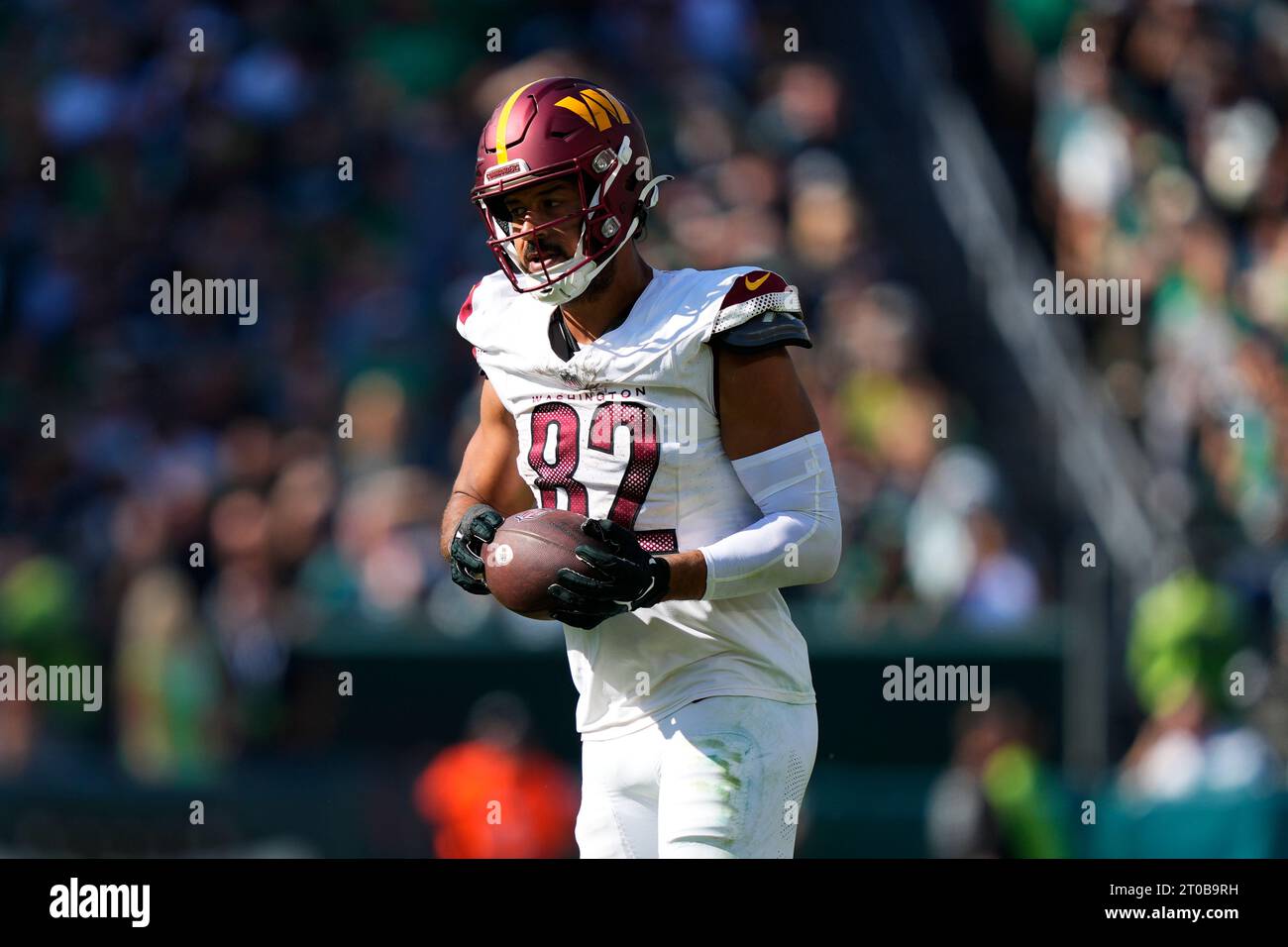 Washington Commanders' Logan Thomas in action during an NFL football ...