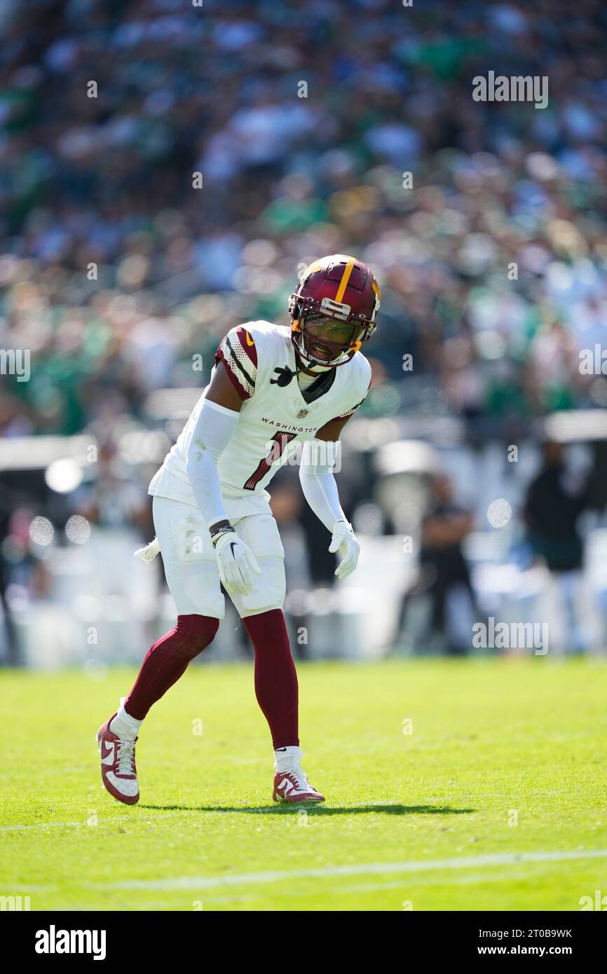 Washington Commanders' Jahan Dotson in action during an NFL football ...