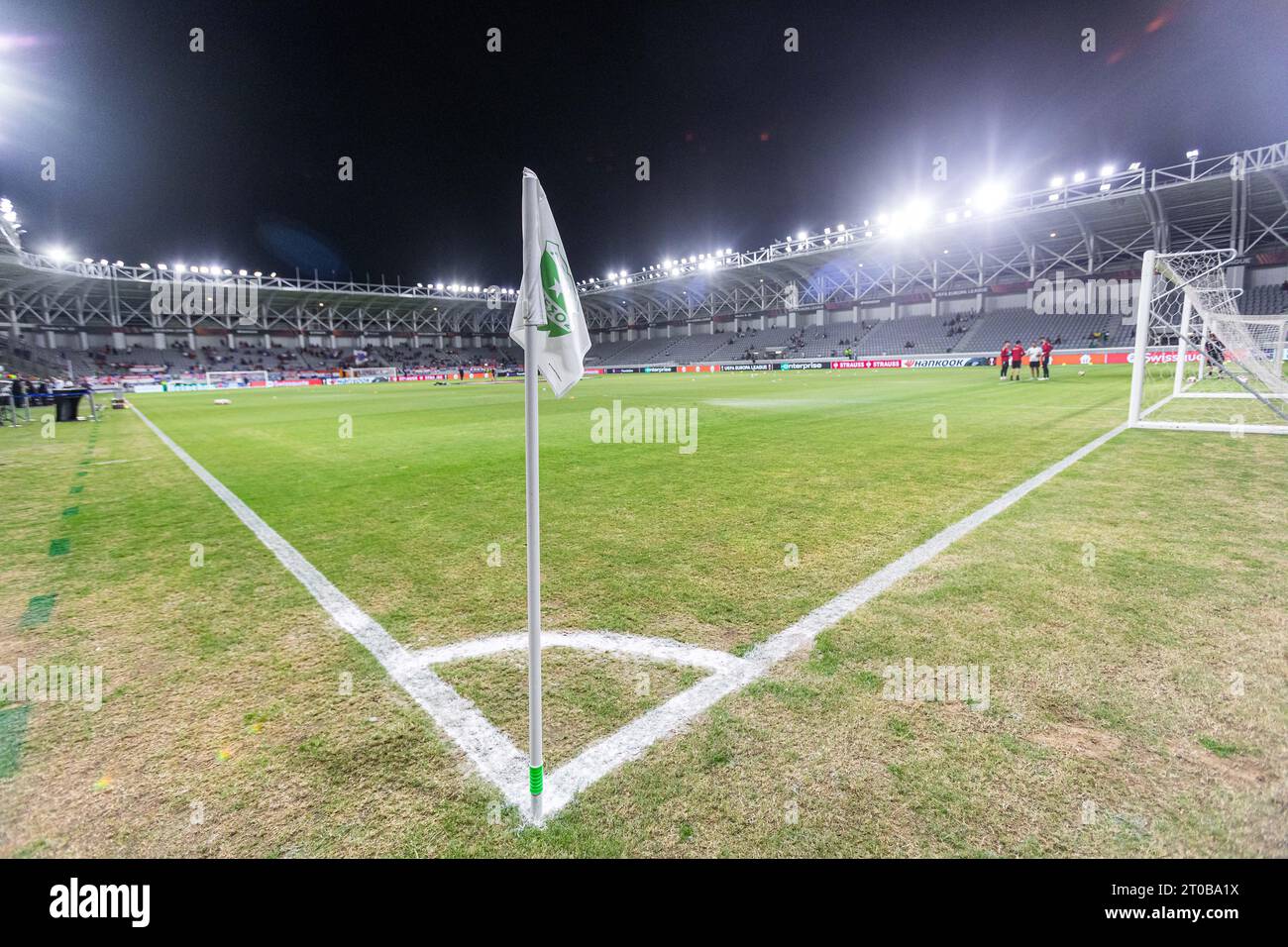 Limassol, Cyprus. 05th Oct, 2023. A general view of Alphamega Stadium ...