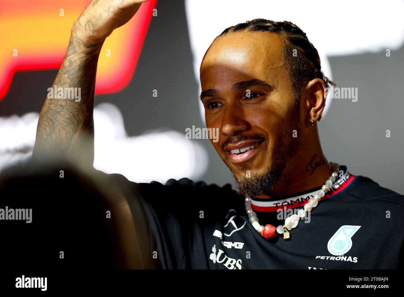 Doha, Qatar. 5th Oct, 2023. #44 Lewis Hamilton (GBR, Mercedes-AMG ...