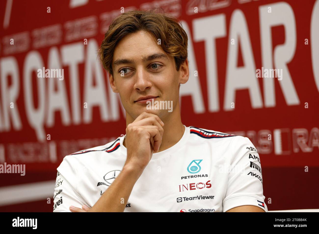 Doha, Qatar. 5th Oct, 2023. #63 George Russell (GBR, Mercedes-AMG ...