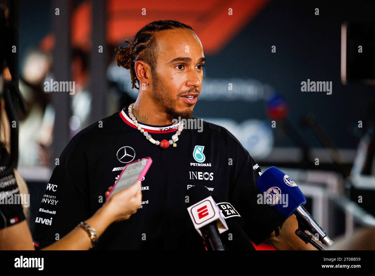 Doha, Qatar. 5th Oct, 2023. #44 Lewis Hamilton (GBR, Mercedes-AMG ...