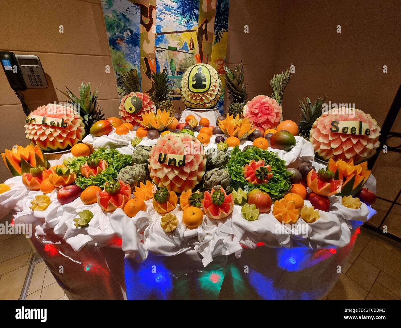 Food and drinks on a ship hotel Stock Photo - Alamy