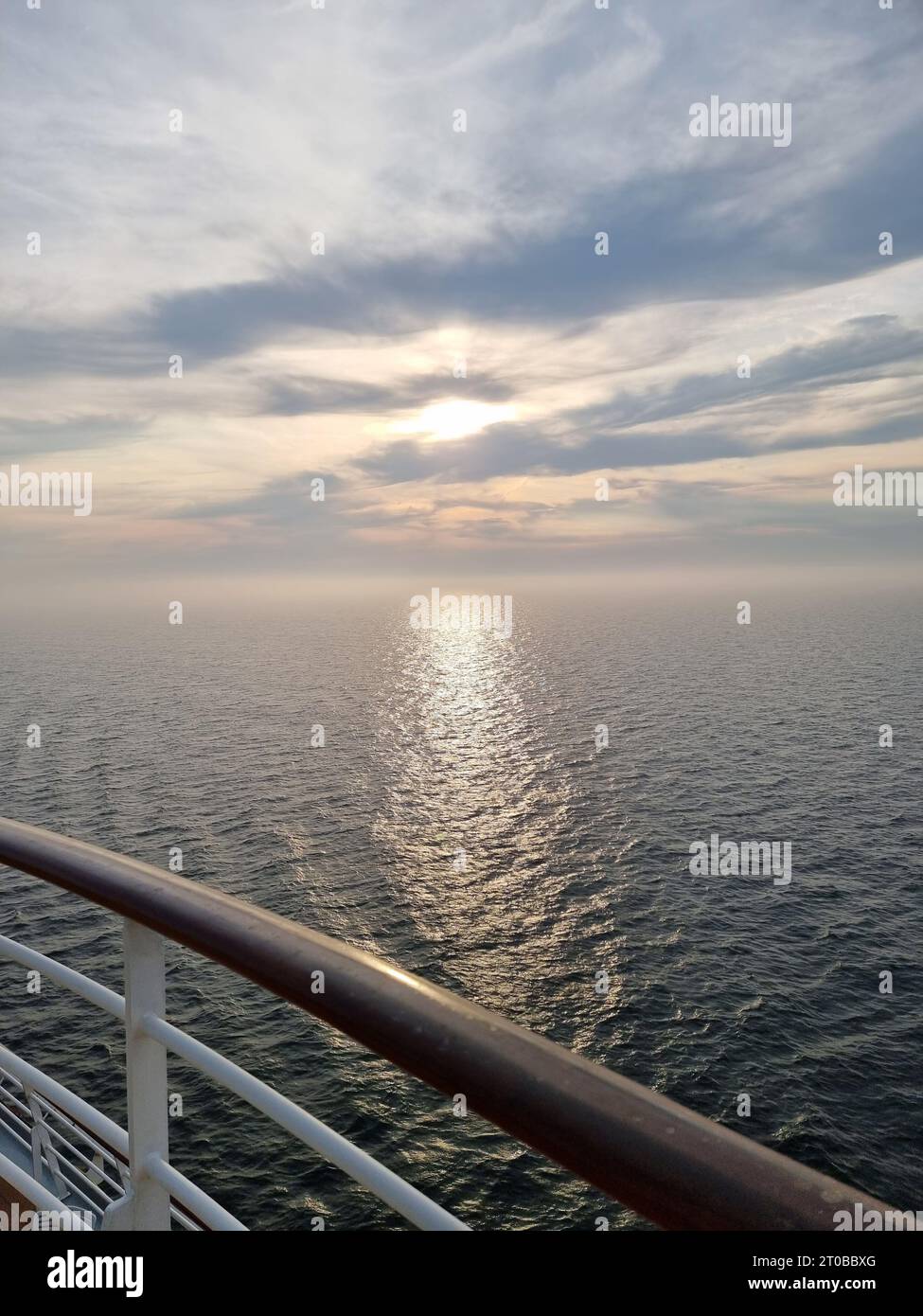 Sunshine and weather over the sea Stock Photo - Alamy