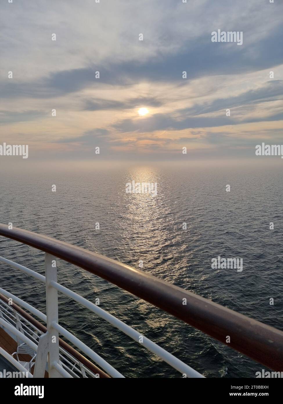 Sunshine and weather over the sea Stock Photo - Alamy