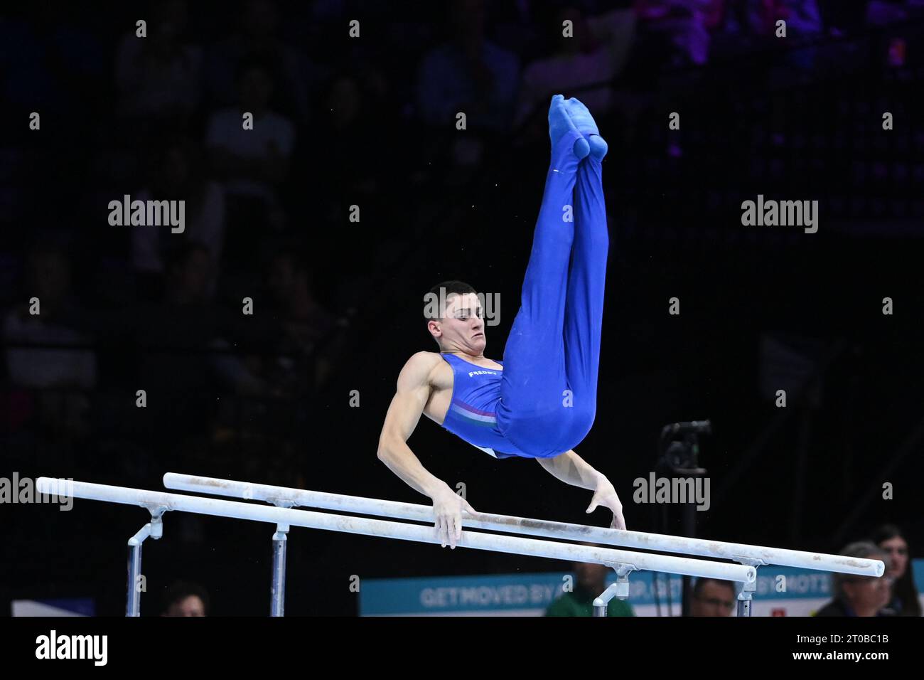 Antwerp, Belgium. 05th Oct, 2023. Mario Macchiati (ITA) parallel bars ...