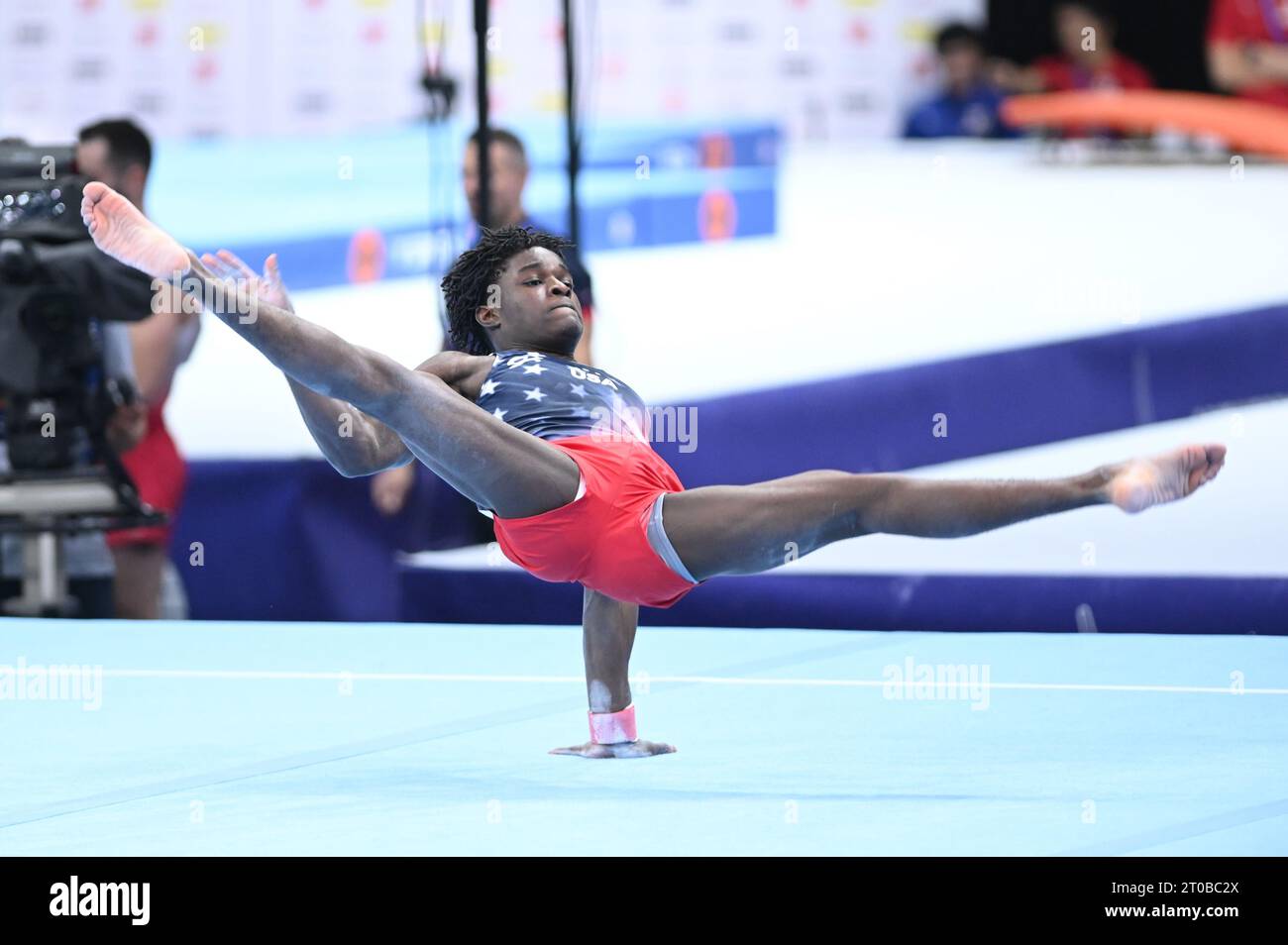 Antwerp, Belgium. 05th Oct, 2023. RICHARD Frederick (USA) floor during ...