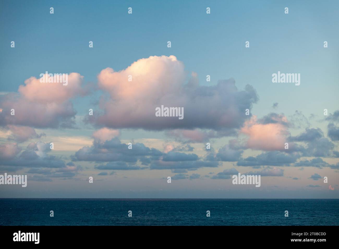 Cloudscape at sunset above the Indian Ocean Stock Photo - Alamy