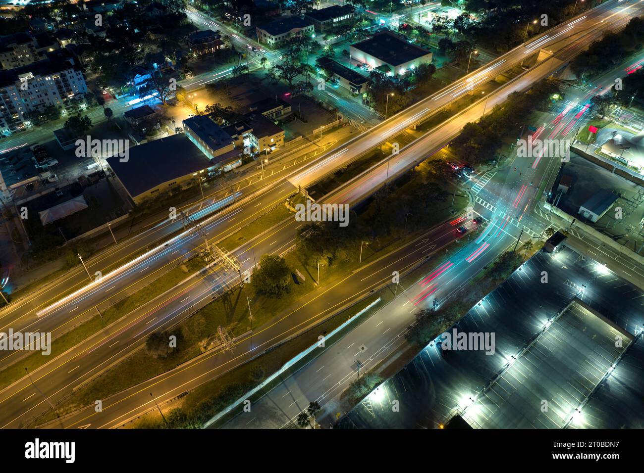 Tampa freeway interchange elevated road hi-res stock photography and ...