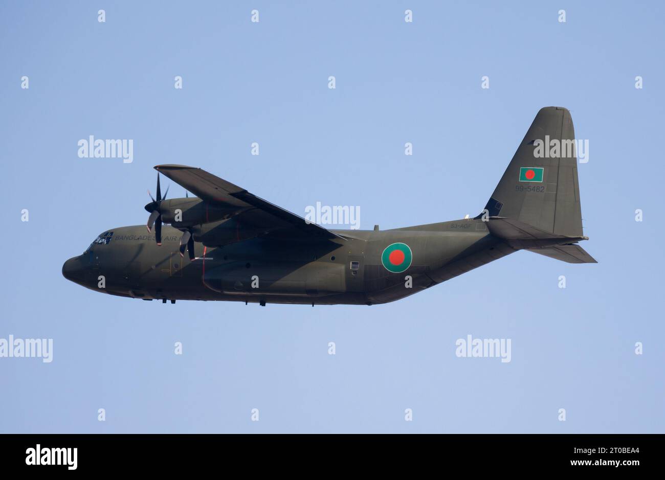 SPAIN, BARCELONA - AUGUST 8, 2023: Lockheed Martin C-130J Super ...