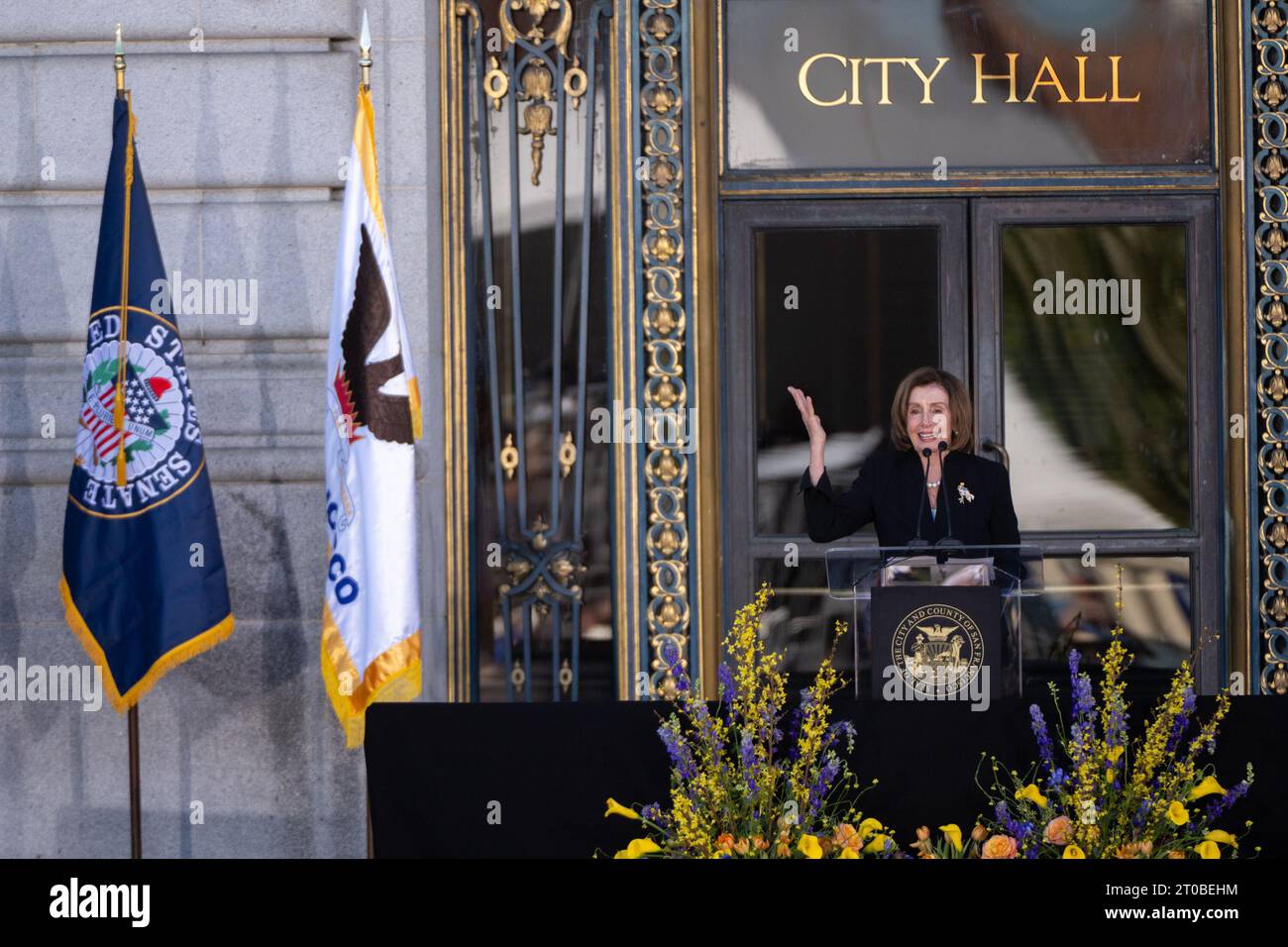 San Francisco, CA, USA. 5th Oct, 2023. U. S. House Speaker Emerita ...
