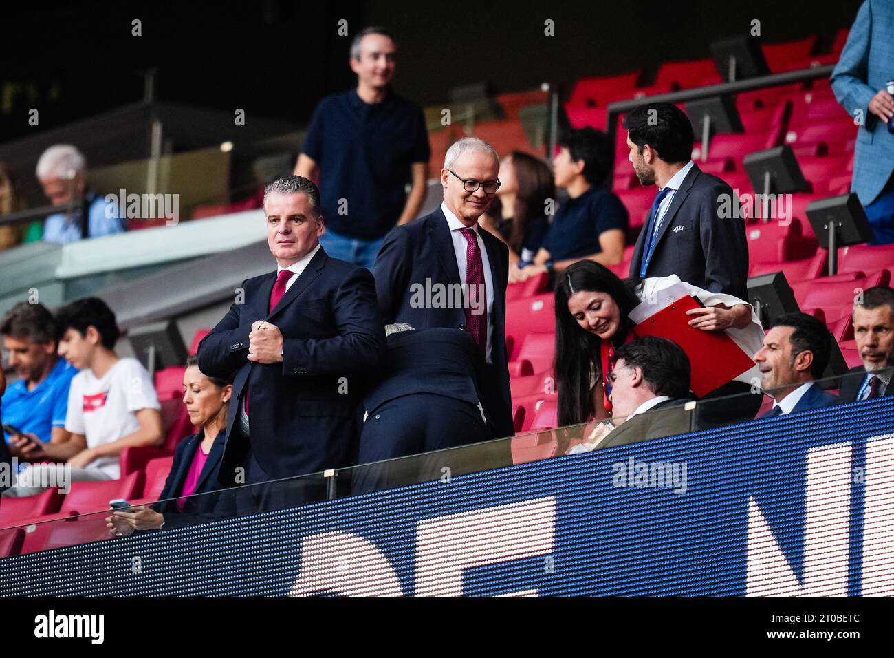 Madrid, Spain. 04th Oct, 2023. Madrid - Dennis te Kloese of Feyenoord ...
