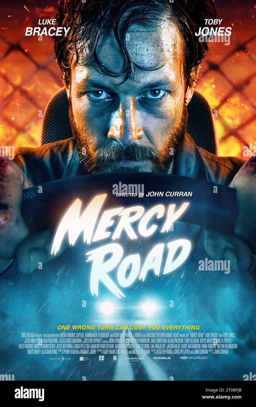 MERCY ROAD, poster, Luke Bracey, 2023. © Well Go USA Entertainment ...