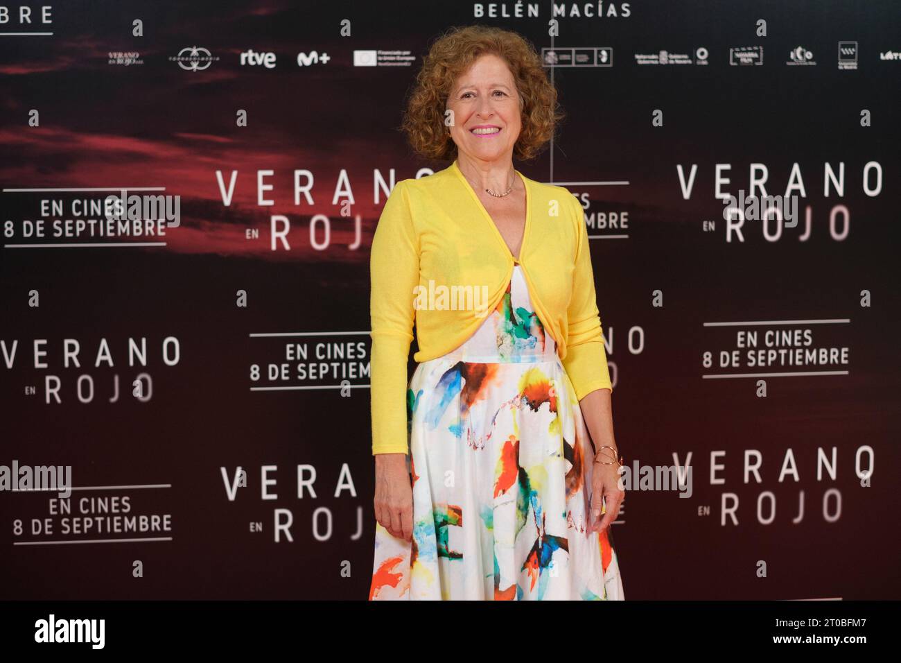 Verano En Rojo" Madrid Photocall Featuring: Berna Gonzalez Harbour ...