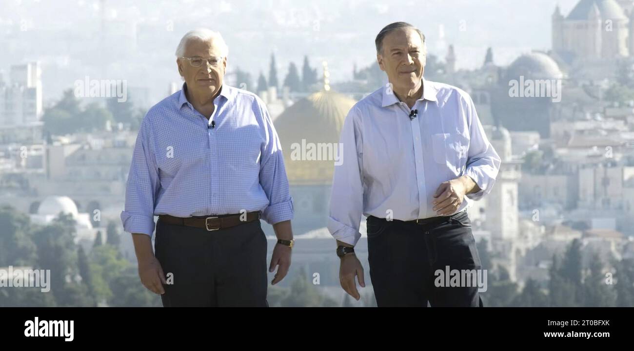 ROUTE 60: THE BIBLICAL HIGHWAY, from left: David Friedman, Mike Pompeo ...
