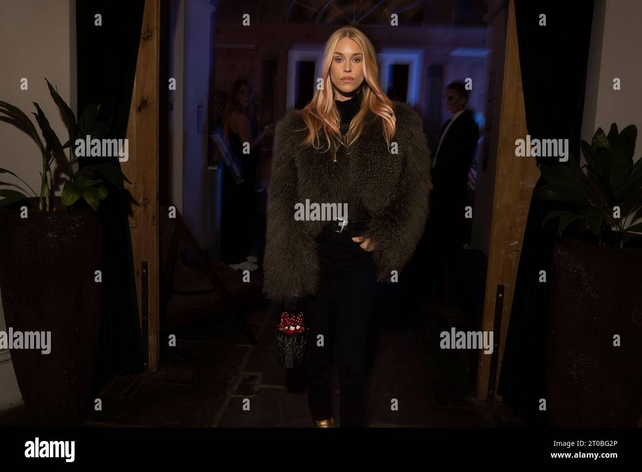 Lady Mary Charteris attends the Robbie Furze and Robyn Ward charity ...